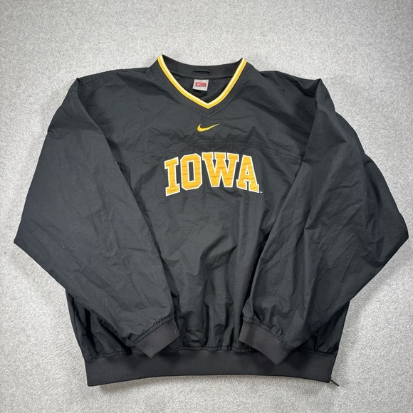 Nike | Jackets & Coats | Vintage Size Xl Mens Nike Iowa Hawkeyes Center ...